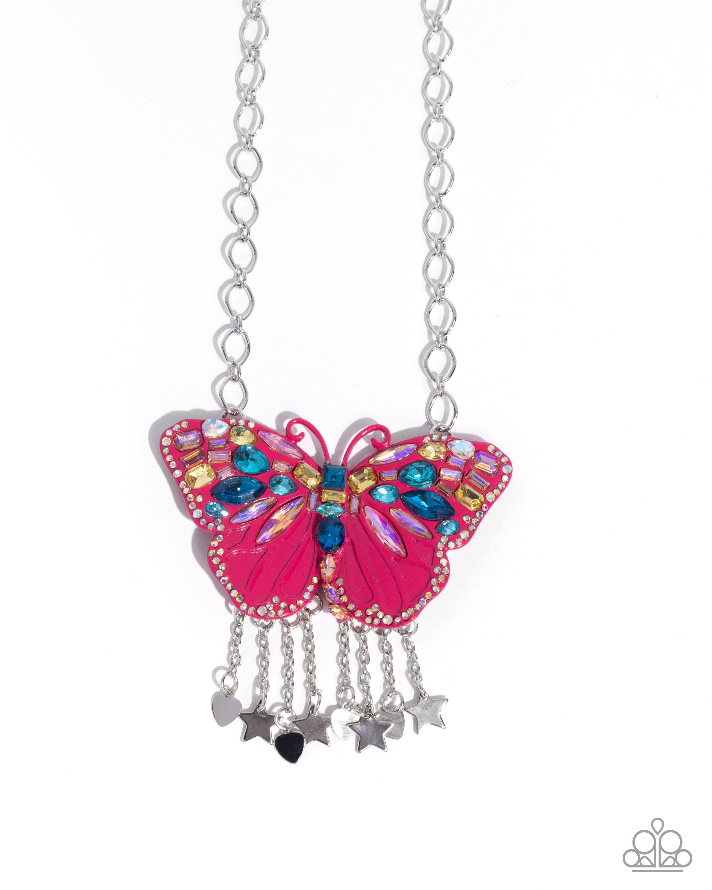 Mayoral Monarch - Pink necklace C023 – Blingz By Adi