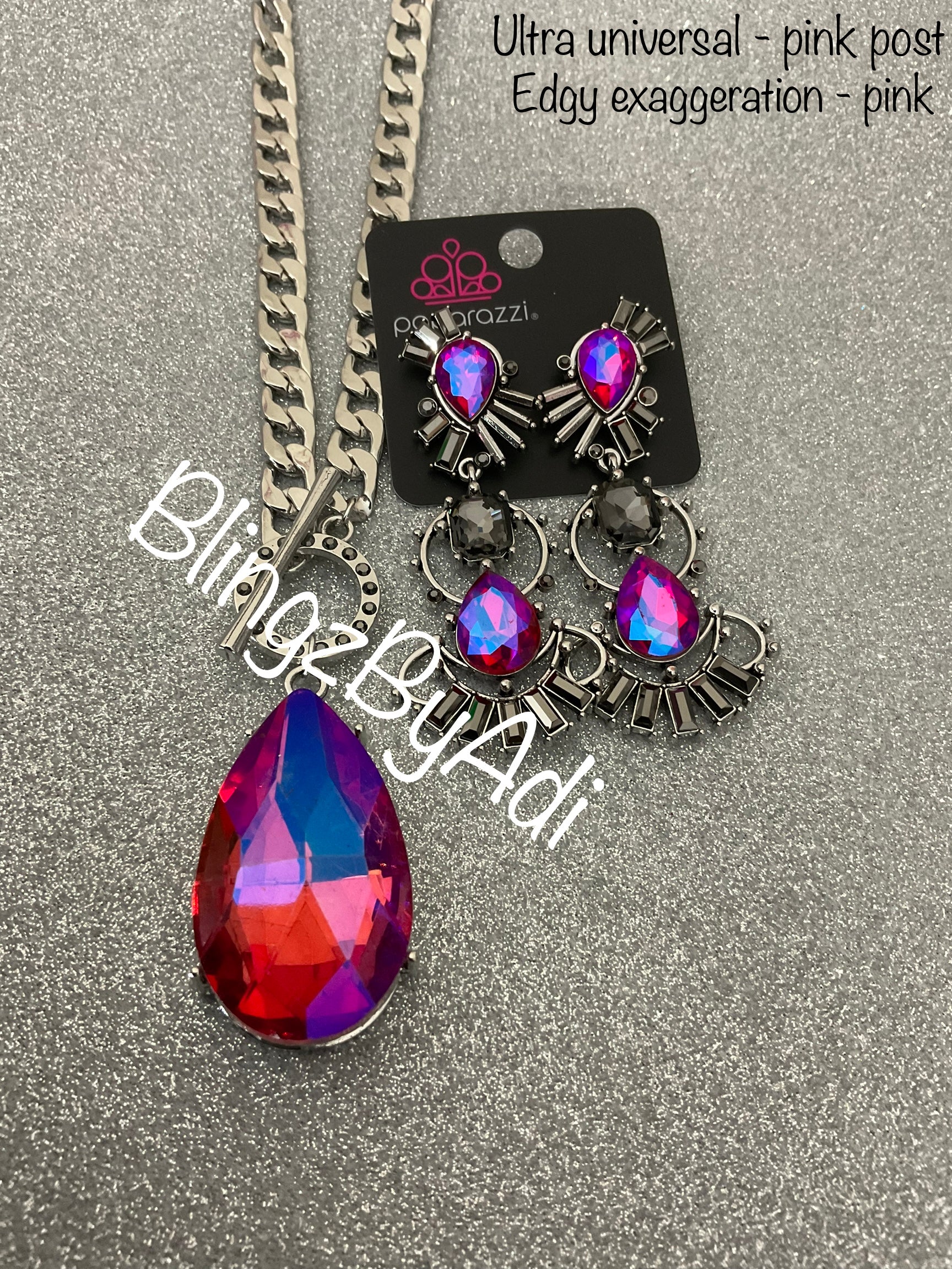 2pc pink uv set – Blingz By Adi