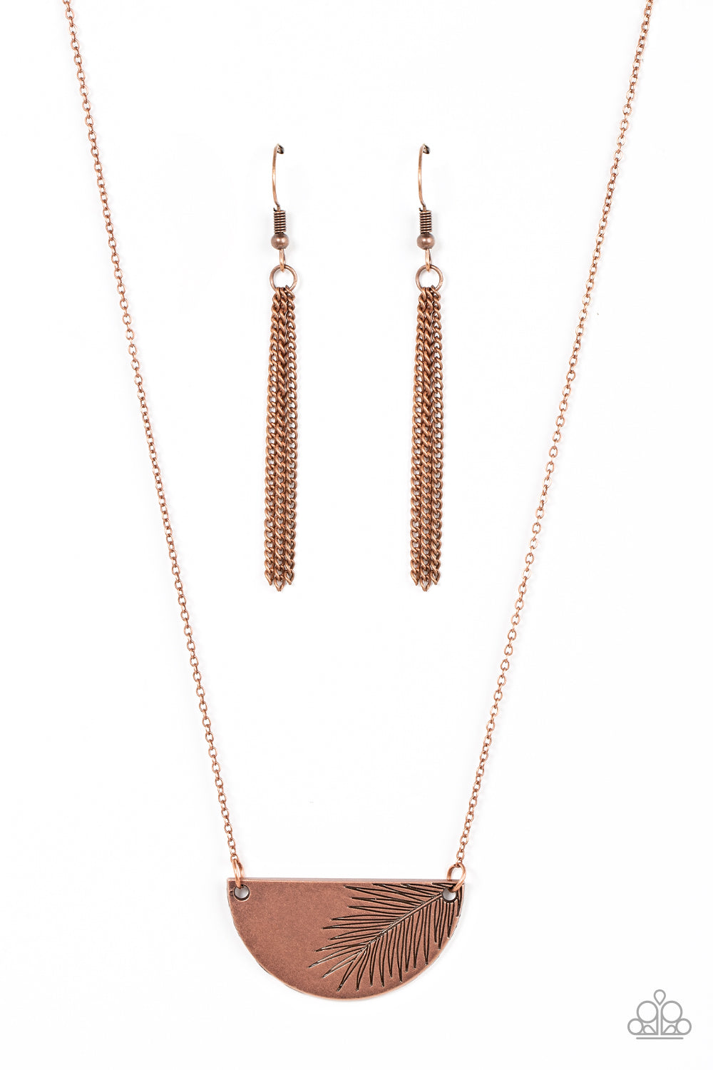 Cool, PALM, and Collected - Copper necklace A022 – Blingz By Adi